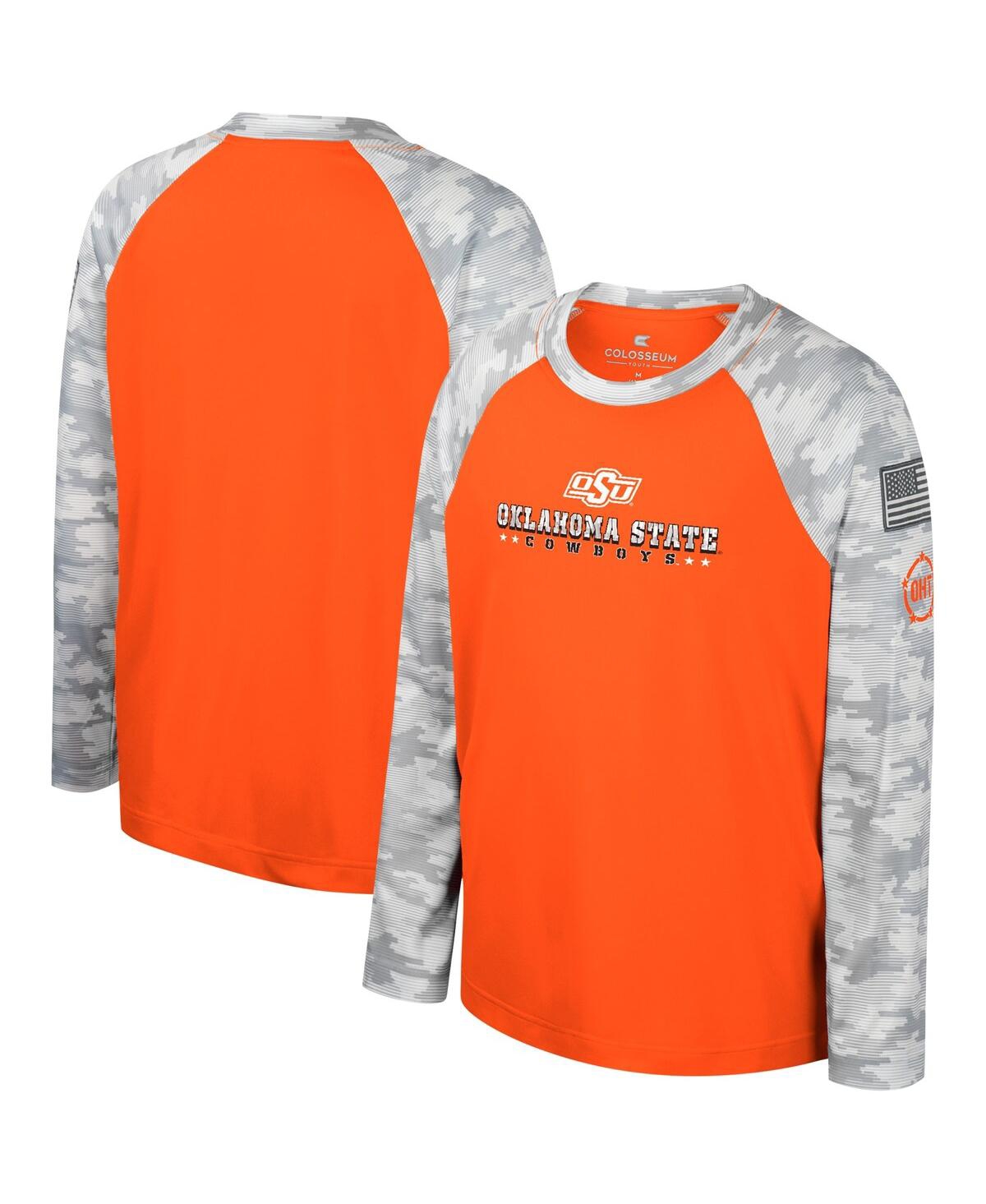 Click here for Colosseum Big Boys and Girls Orange/Camo Oklahoma... prices