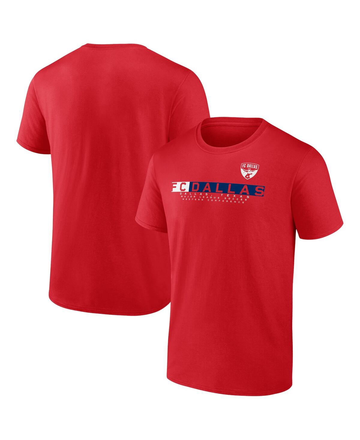 Click here for Fanatics Mens Red Fc Dallas Fundamentals T-Shirt -... prices