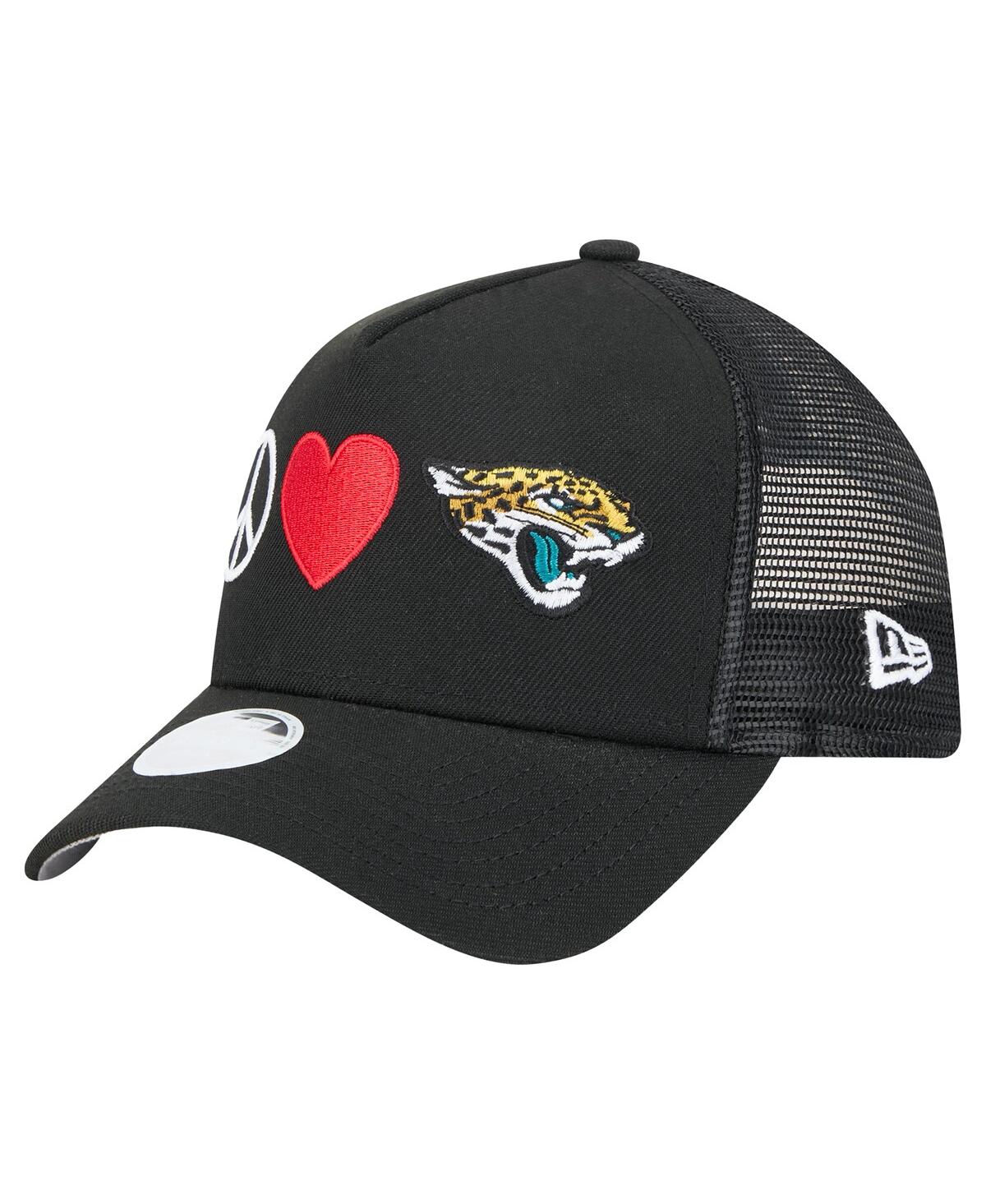 Click here for New Era Womens Black Jacksonville Jaguars Peace Lo... prices