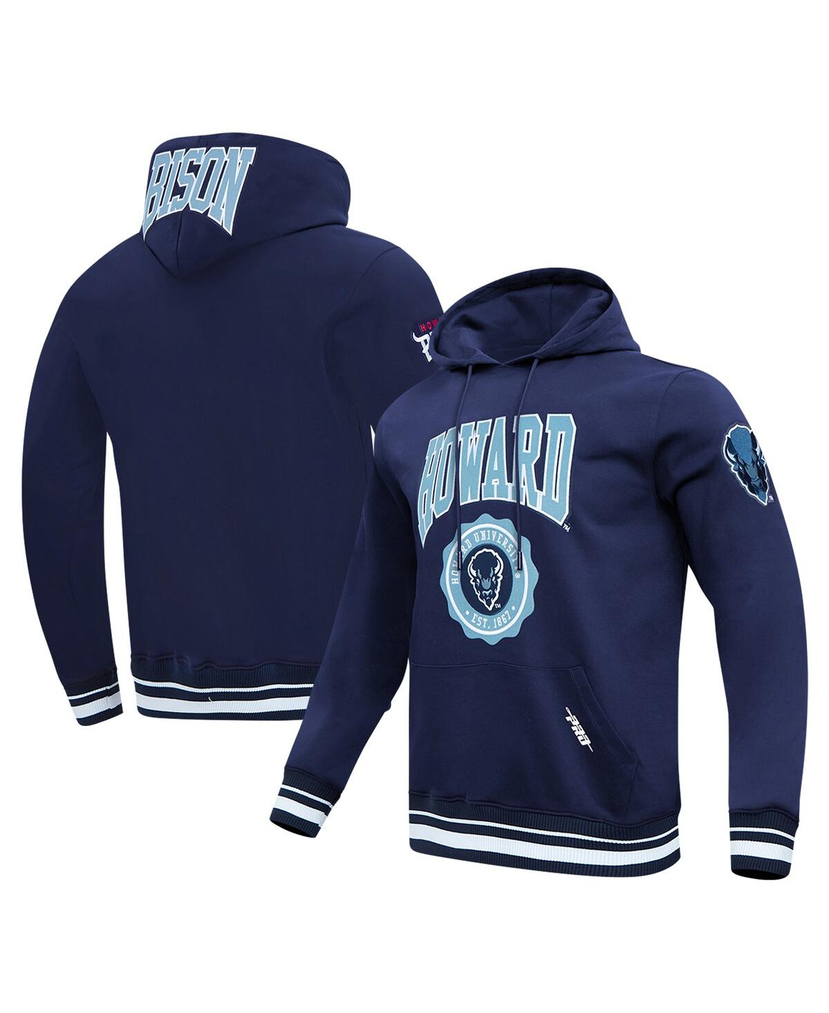 Click here for Pro Standard Mens Navy Howard Bison Crest Pullover... prices