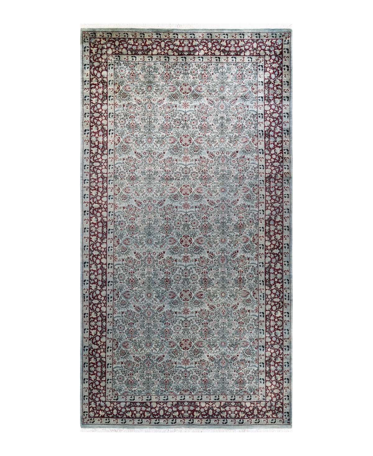 Adorn Hand Woven Rugs Fine Vibrance M1080 61x118 Area Rug - Gray