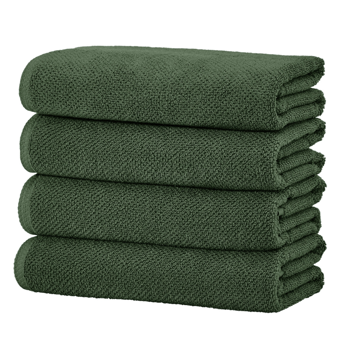 Click here for Linery & Co. Cotton Textured 4-Piece Bath Towel Se... prices