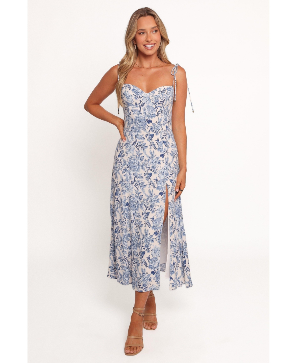 Click here for Petal and Pup Womens Azura Maxi Dress - Blue prices