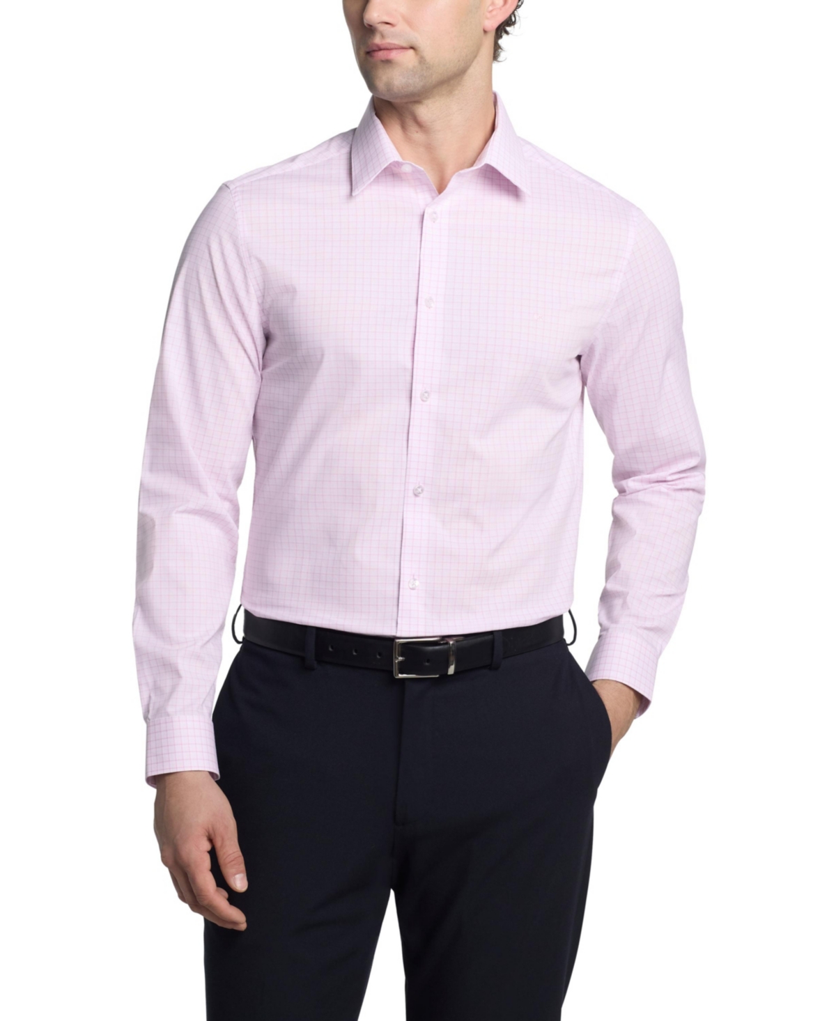 Click here for Calvin Klein Mens Slim Fit Dress Shirt - Pink prices