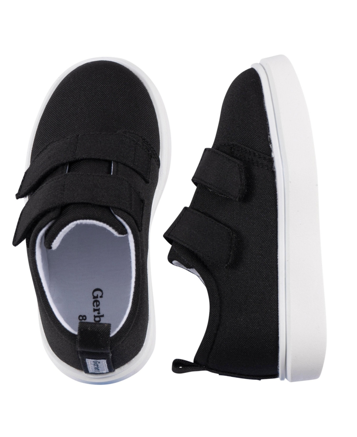 Click here for Gerber Kids Neutral Hook & Loop Sneakers - Black prices