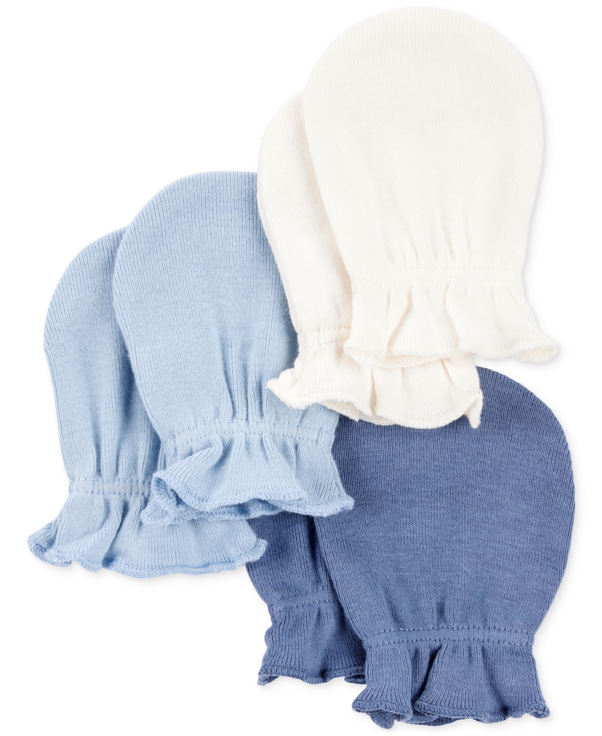 Click here for Carters Baby Boy or Baby Girls Cotton Mittens  3 P... prices