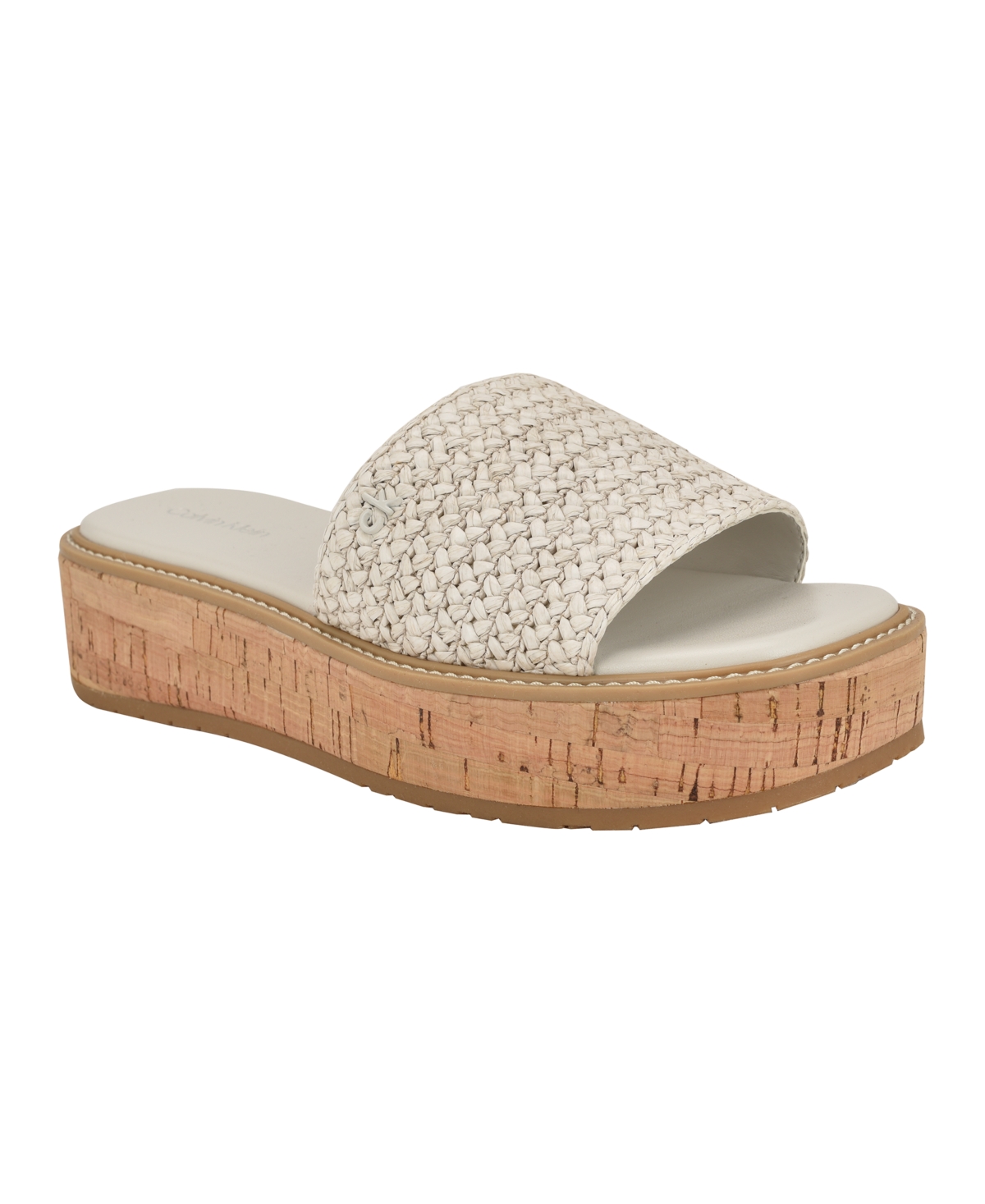 Click here for Calvin Klein Womens Arzelia Single Band Platform S... prices