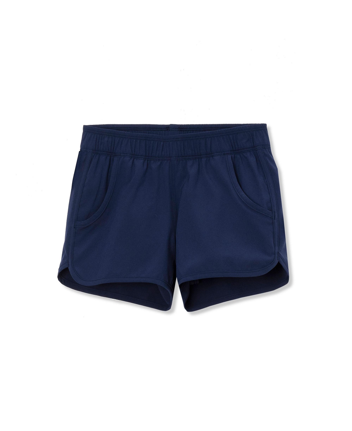 Click here for Lands End Girls Stretch Woven Swimsuit Shorts - De... prices