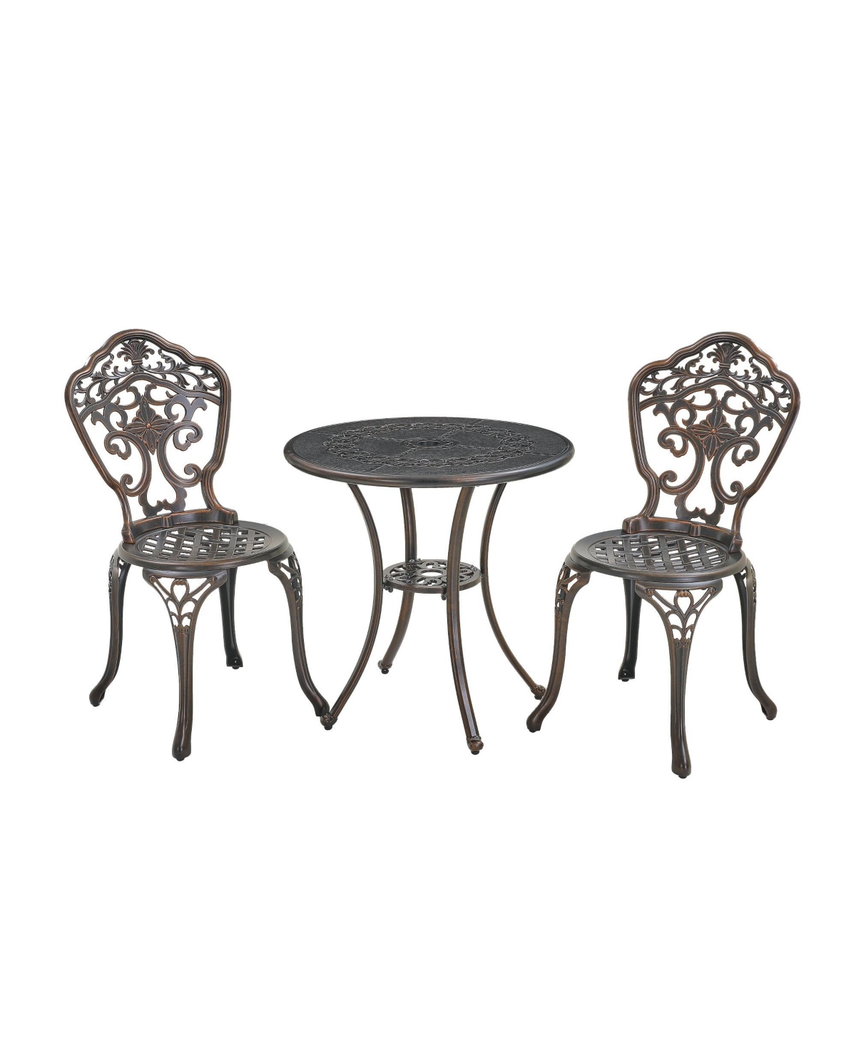 Click here for Bistro Table and Chairs Set of 3 Outdoor Bistro Se... prices