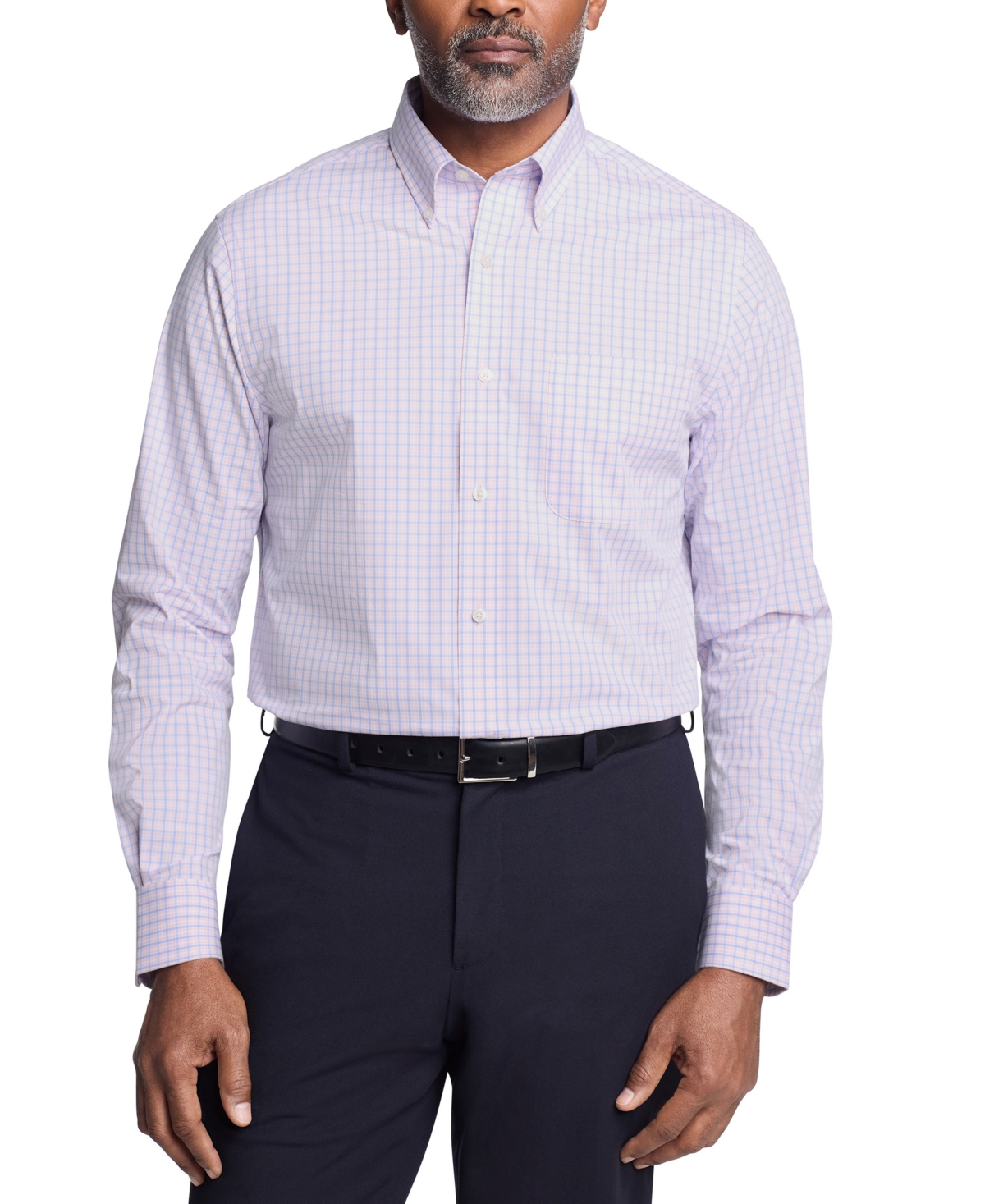 Click here for Tommy Hilfiger Mens Regular Fit Dress Shirt - Pink... prices