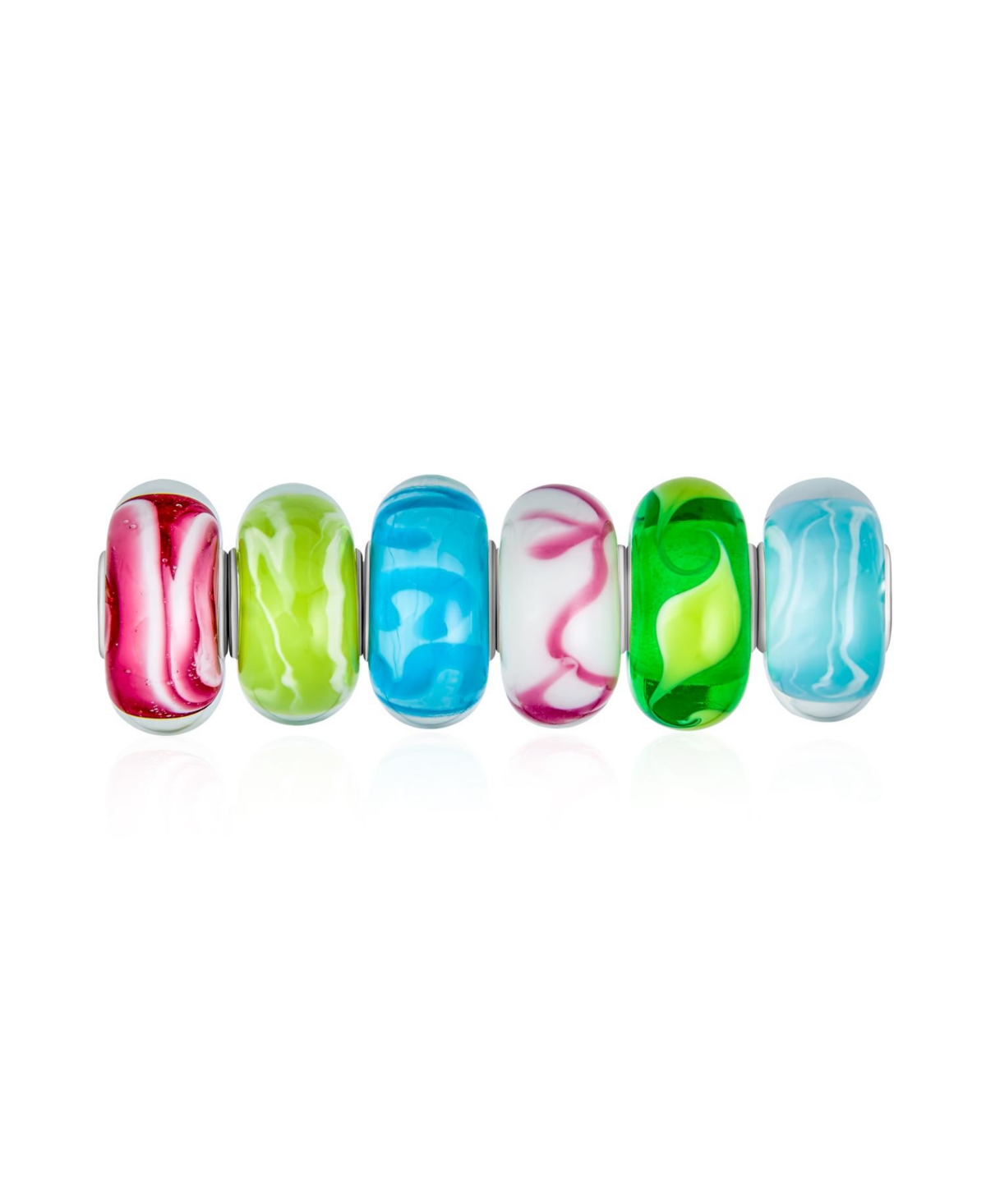 Click here for Bling Jewelry Mixed Set Sterling Silver Core Muran... prices