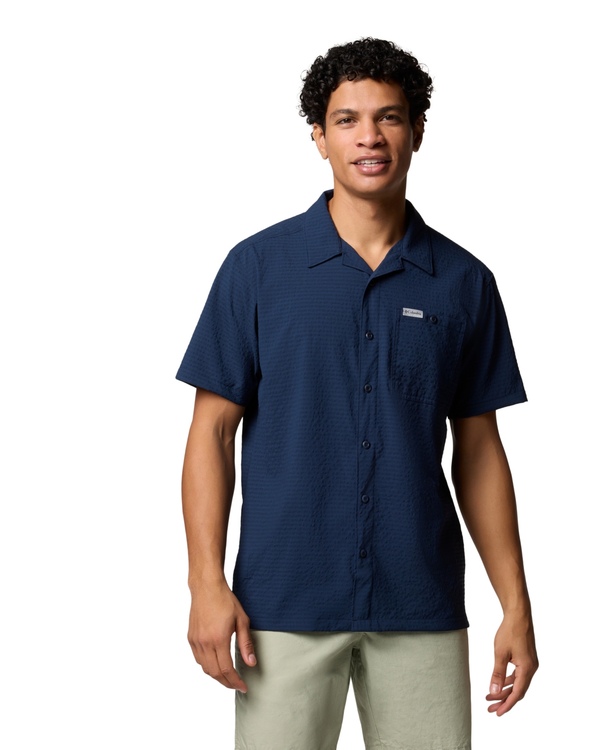 Click here for Columbia Mens Utilizer Ss Camp Shirt - Collegiate prices