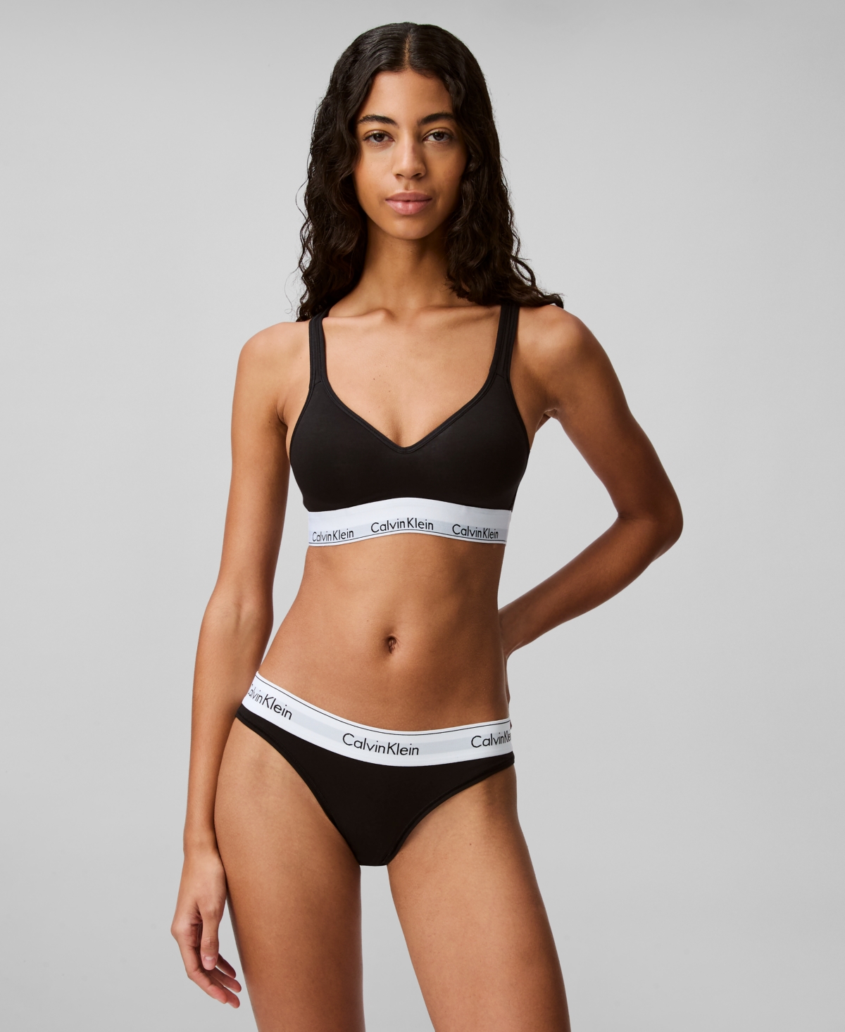 Click here for Calvin Klein Womens Modern Cotton Padded Bralette... prices