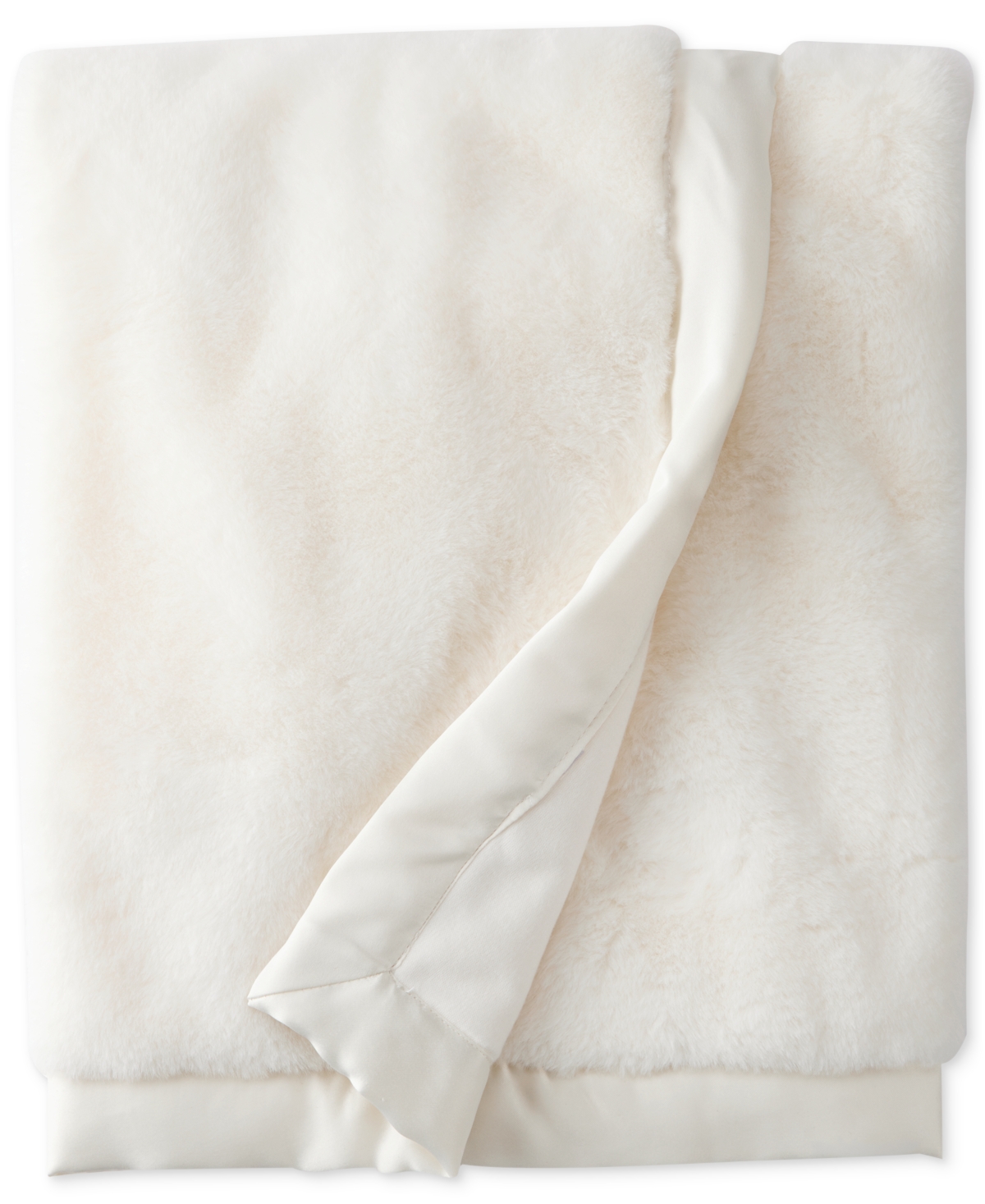 Click here for Carters Baby Plush Faux-Fur Blanket - White prices