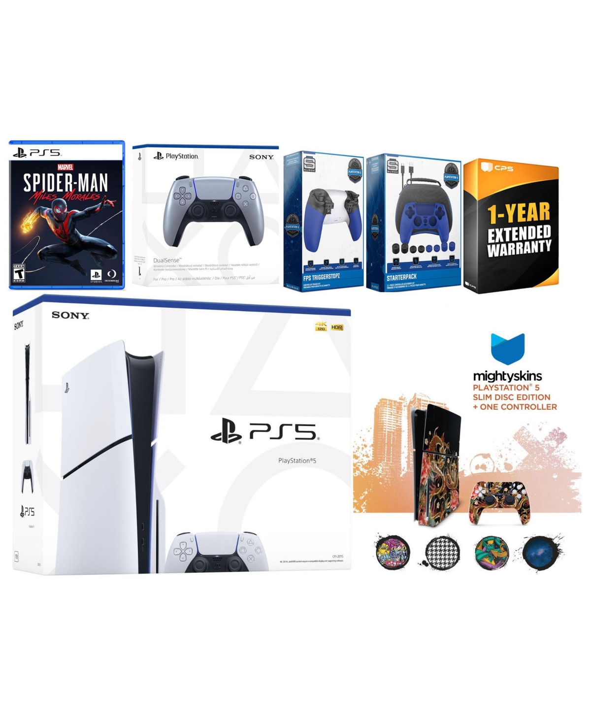 Click here for Sony Playstation 5 Slim Disc with Spider-Man: Mile... prices