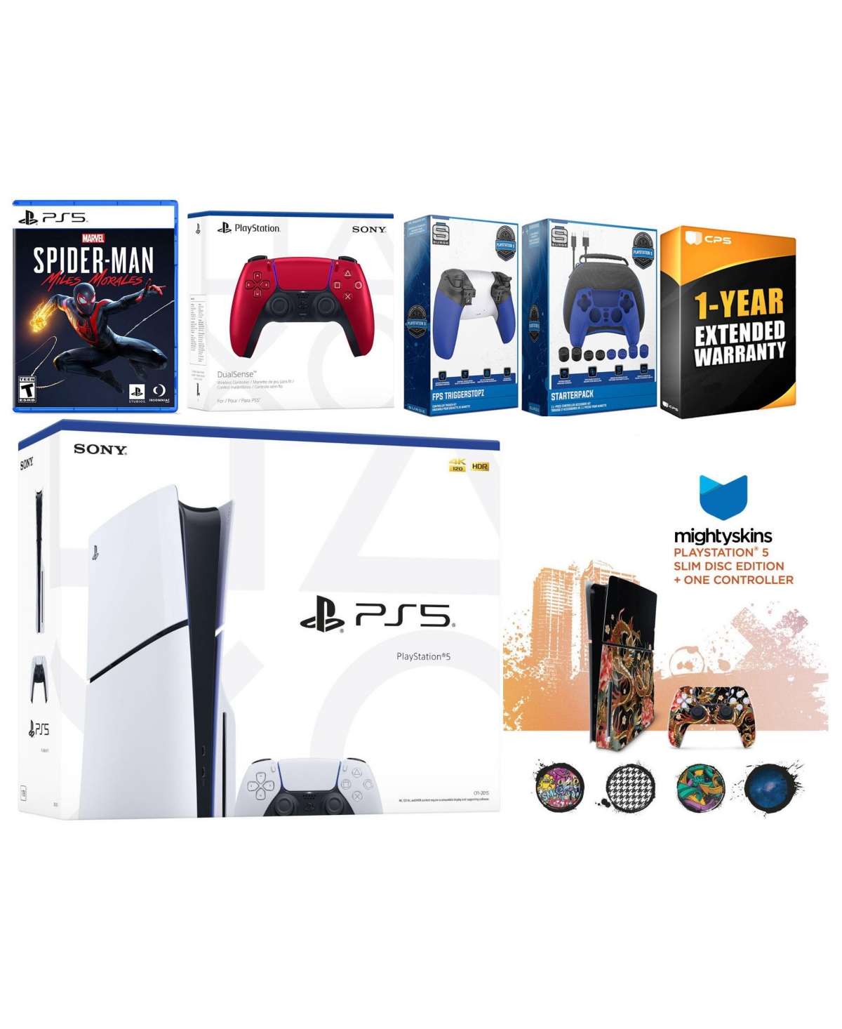 Click here for Sony Playstation 5 Slim Disc with Spider-Man: Mile... prices