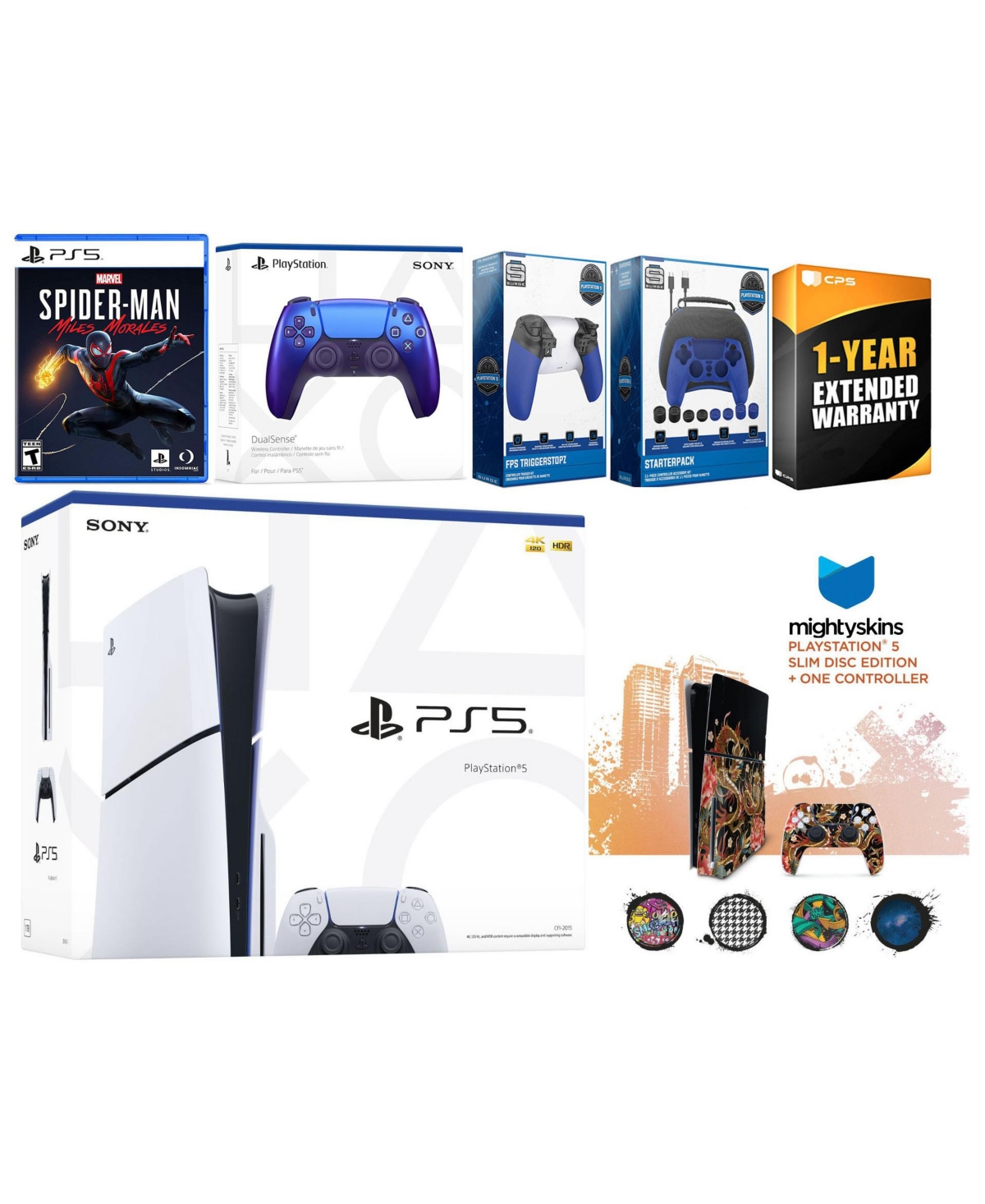 Click here for Sony Playstation 5 Slim Disc with Spider-Man: Mile... prices