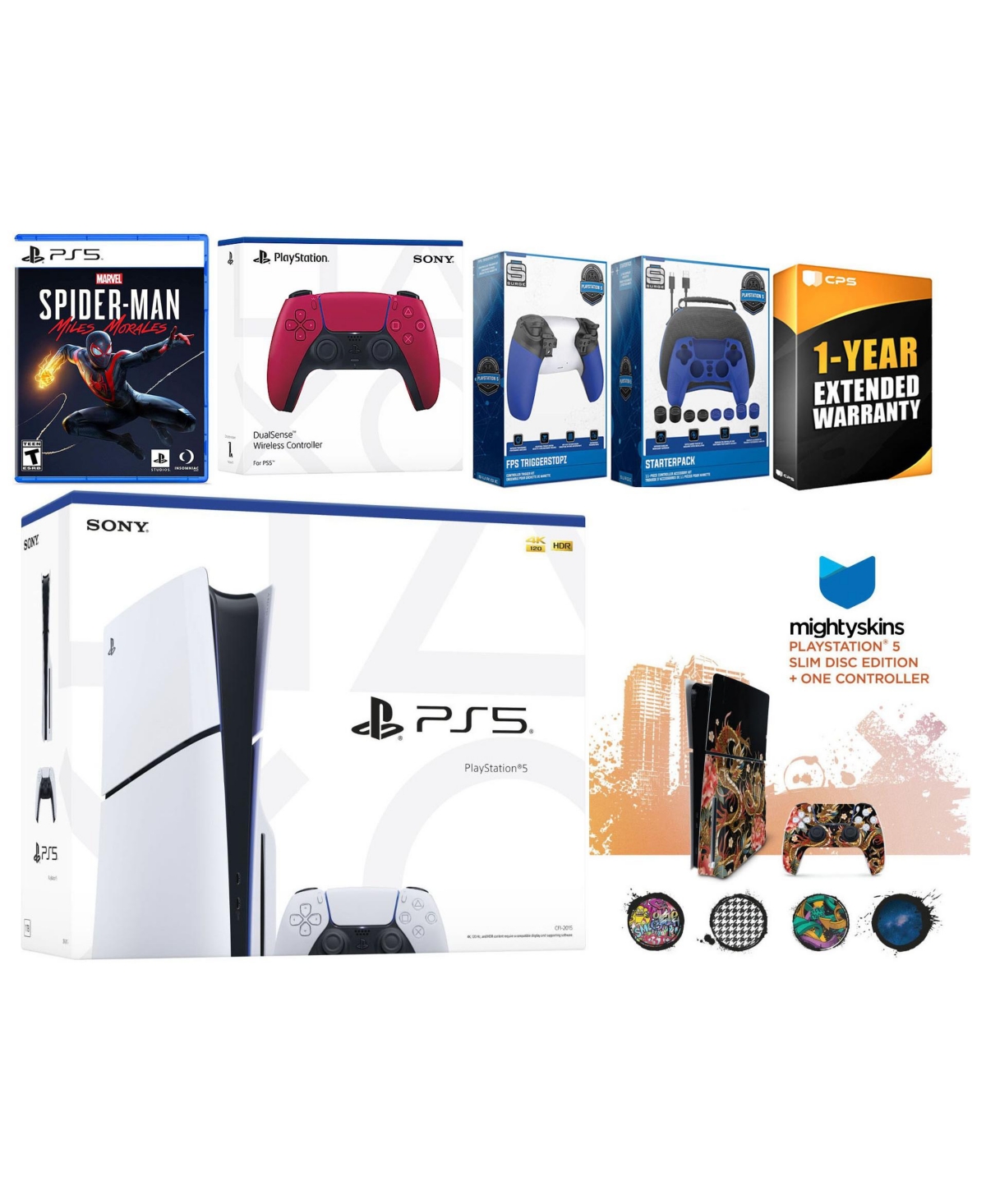 Click here for Sony Playstation 5 Slim Disc with Spider-Man: Mile... prices