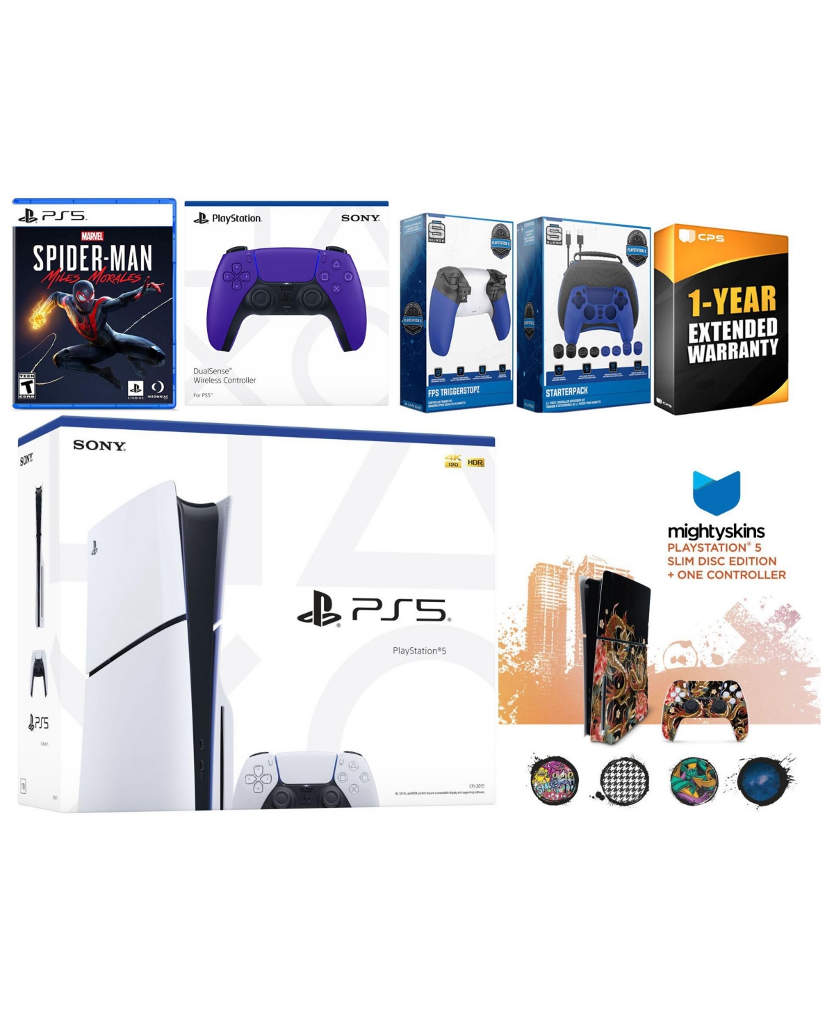 Click here for Sony Playstation 5 Slim Disc with Spider-Man: Mile... prices
