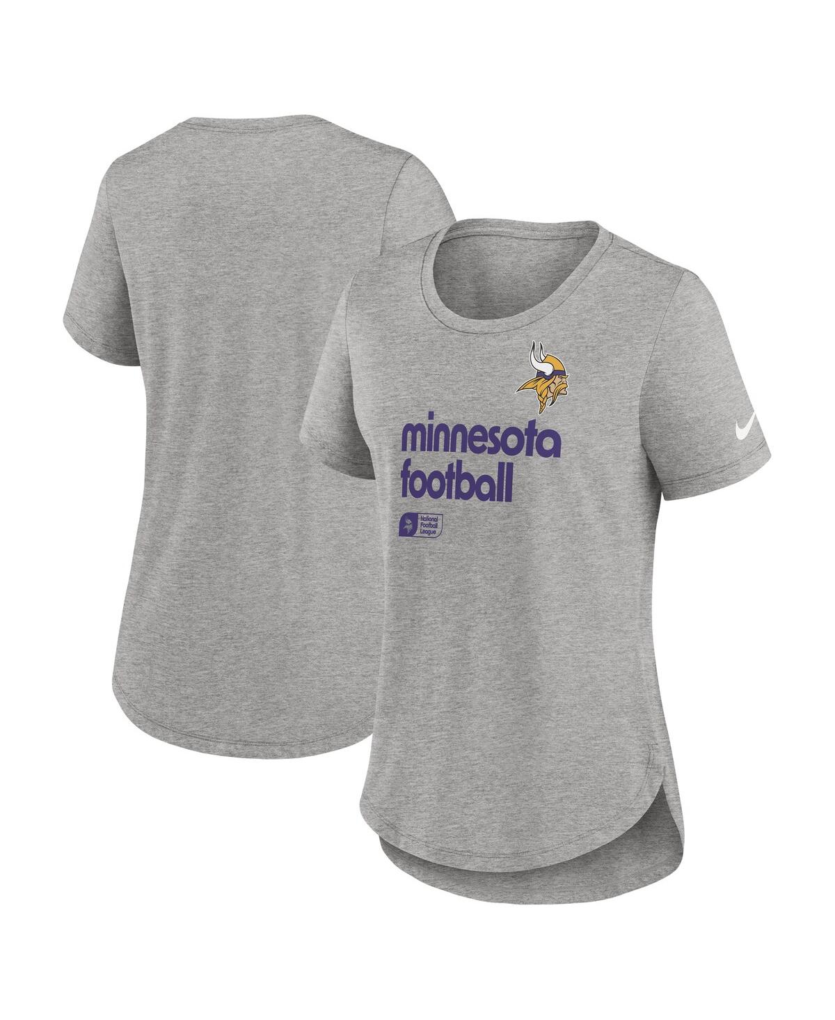 Click here for Nike Womens Heather Gray Minnesota Vikings Fashion... prices