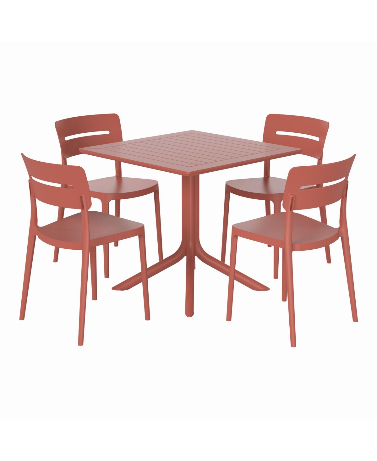 Click here for Modern 5-Piece Resin Patio Dining Table Set with S... prices