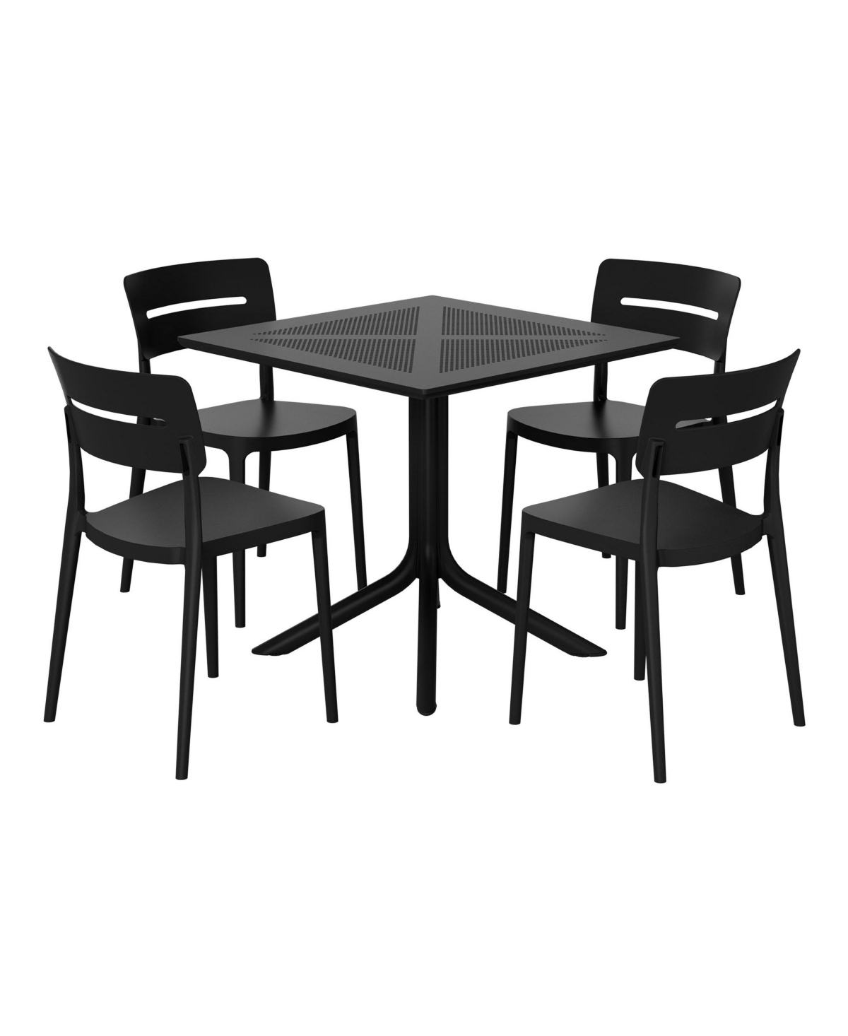 Click here for Modern 5-Piece Resin Patio Dining Table Set with S... prices