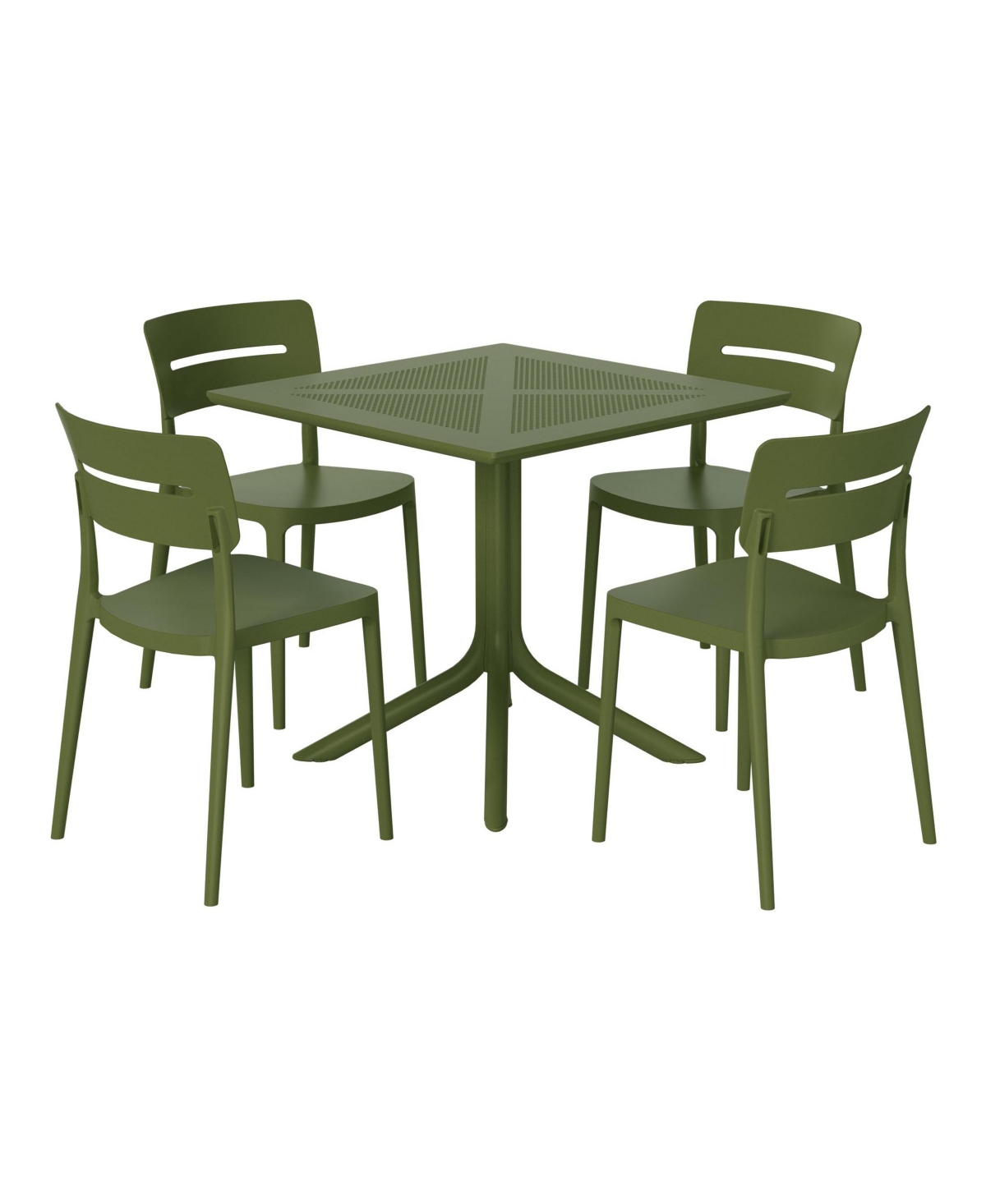 Click here for Modern 5-Piece Resin Patio Dining Table Set with S... prices