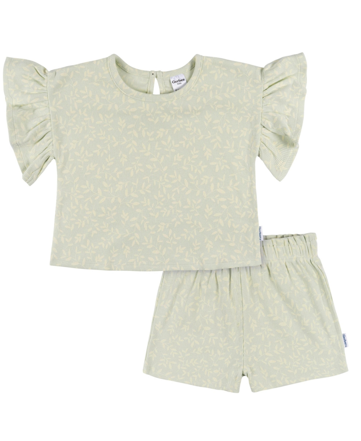 Click here for Gerber Toddler Girls 2-Piece Shirt and Shorts Set... prices