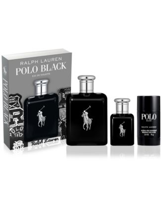 Men's 3-Pc. Polo Black Eau de Toilette Gift Set - Macy's
