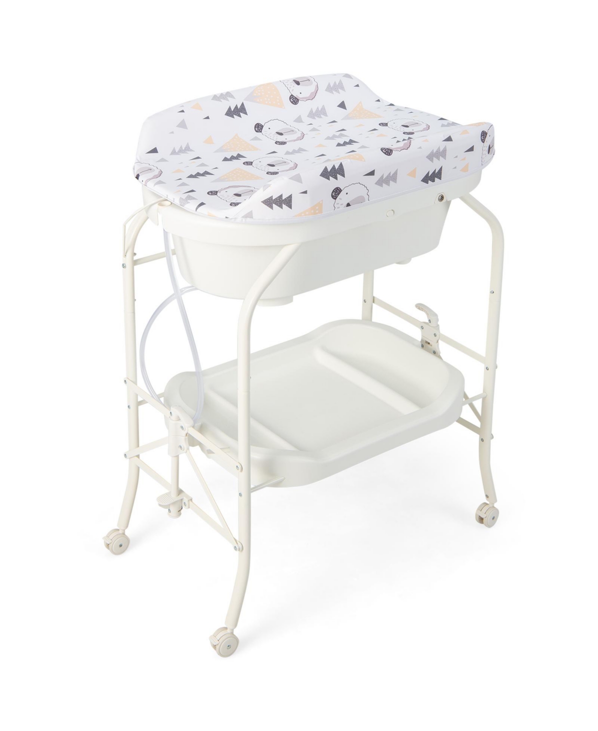 Click here for Folding Baby Changing Table with Bathtub and 4 Uni... prices