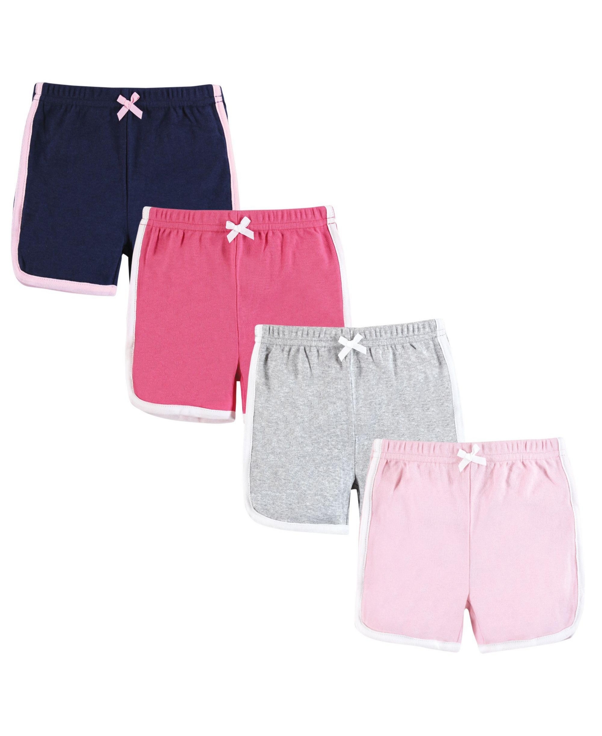 Click here for Hudson Baby Baby Girls Four-Piece Essential Shorts... prices
