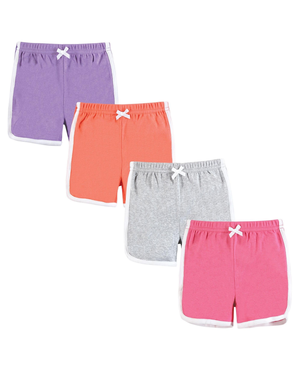Click here for Hudson Baby Baby Girls Four-Piece Essential Shorts... prices