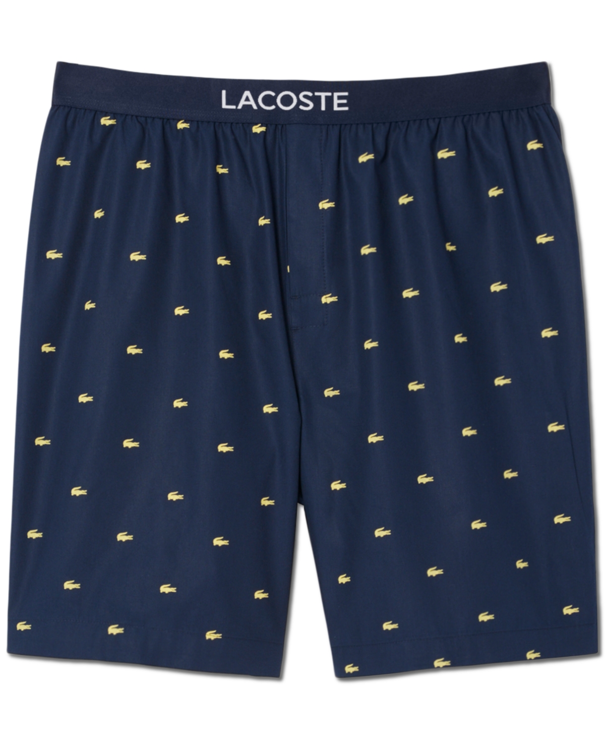 Click here for Lacoste Mens Loungewear Croc Print Pajama Shorts -... prices