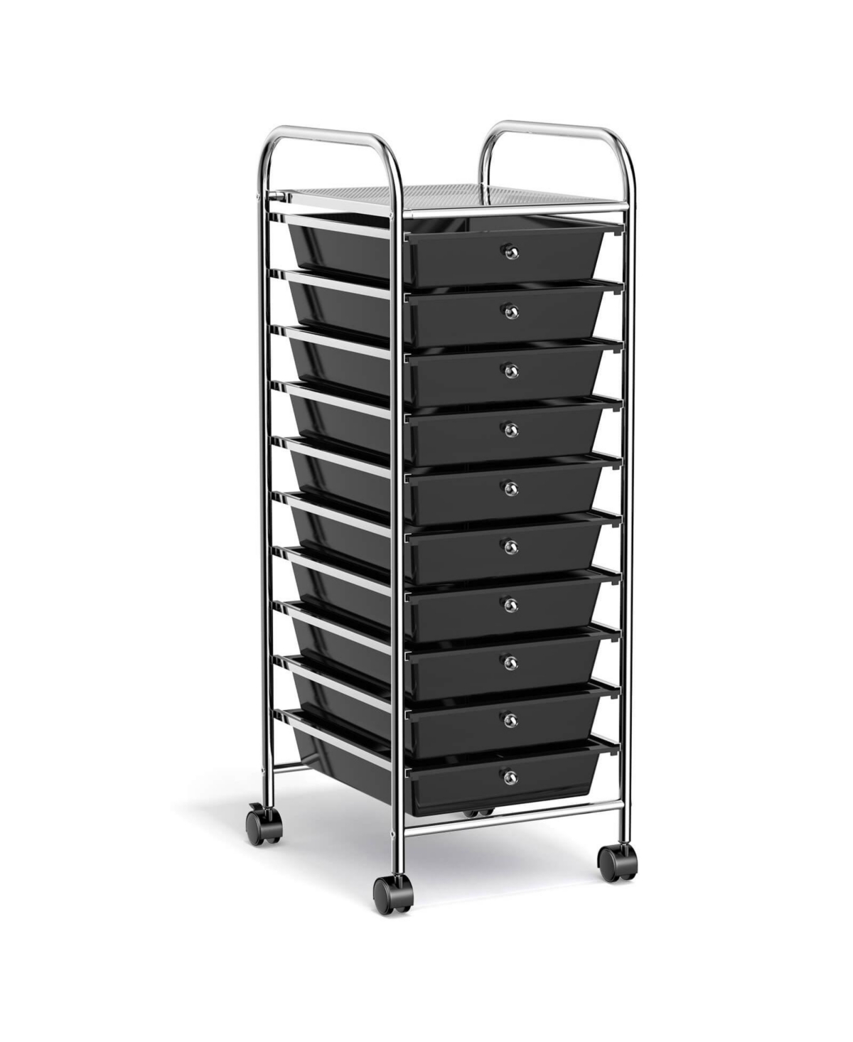 Click here for 10 Drawer Rolling Storage Cart Organizer with 4 Un... prices