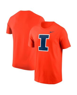 Nike Men's Orange Illinois Fighting Illini Logo T-Shirt - Macy's