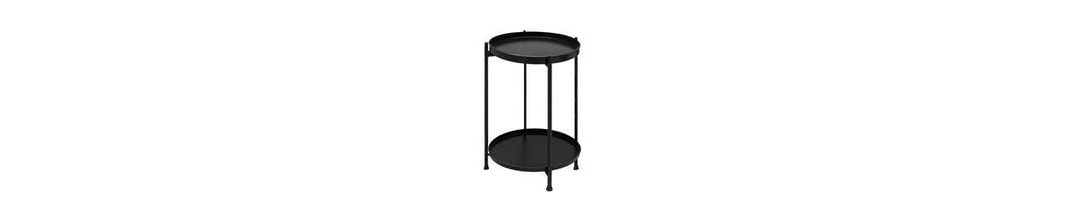 Click here for Modern Side Table – Metal Round Tray Top wi... prices