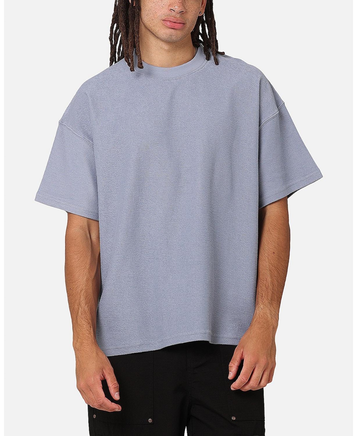 Click here for Carre Mens Terry Oversized T-Shirt - Blue prices