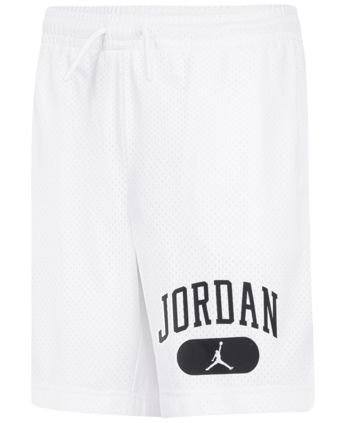 Click here for Jordan Big Boys Mesh Logo Shorts - White prices
