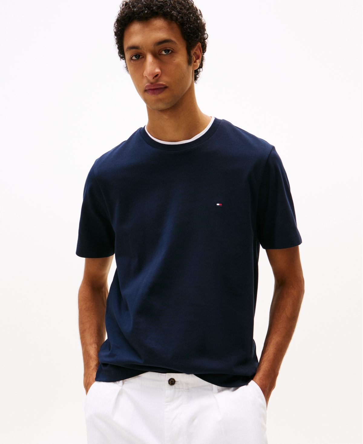Click here for Tommy Hilfiger Mens Light Interlock T-Shirt - Dese... prices