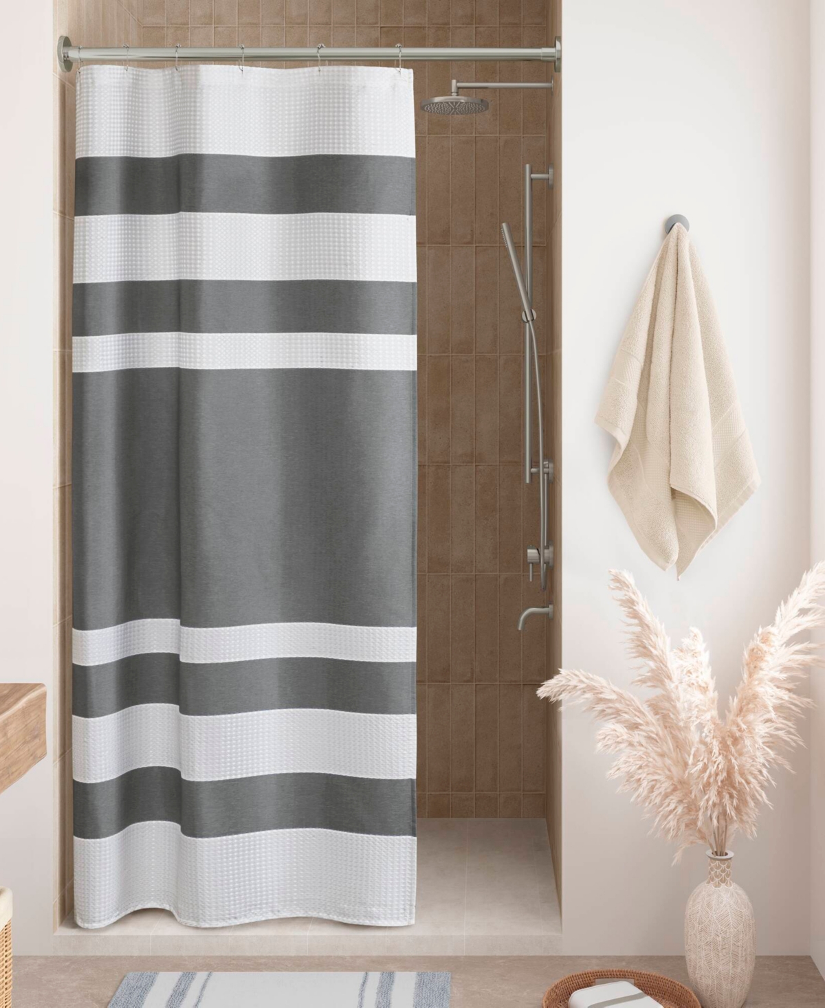 Click here for Madison Park Spa Waffle 3M-Scotchgard Shower Curta... prices