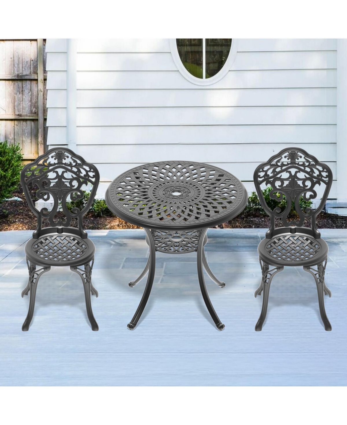 Click here for Streamdale 3-Piece Set Of All-Weather Cast Aluminu... prices