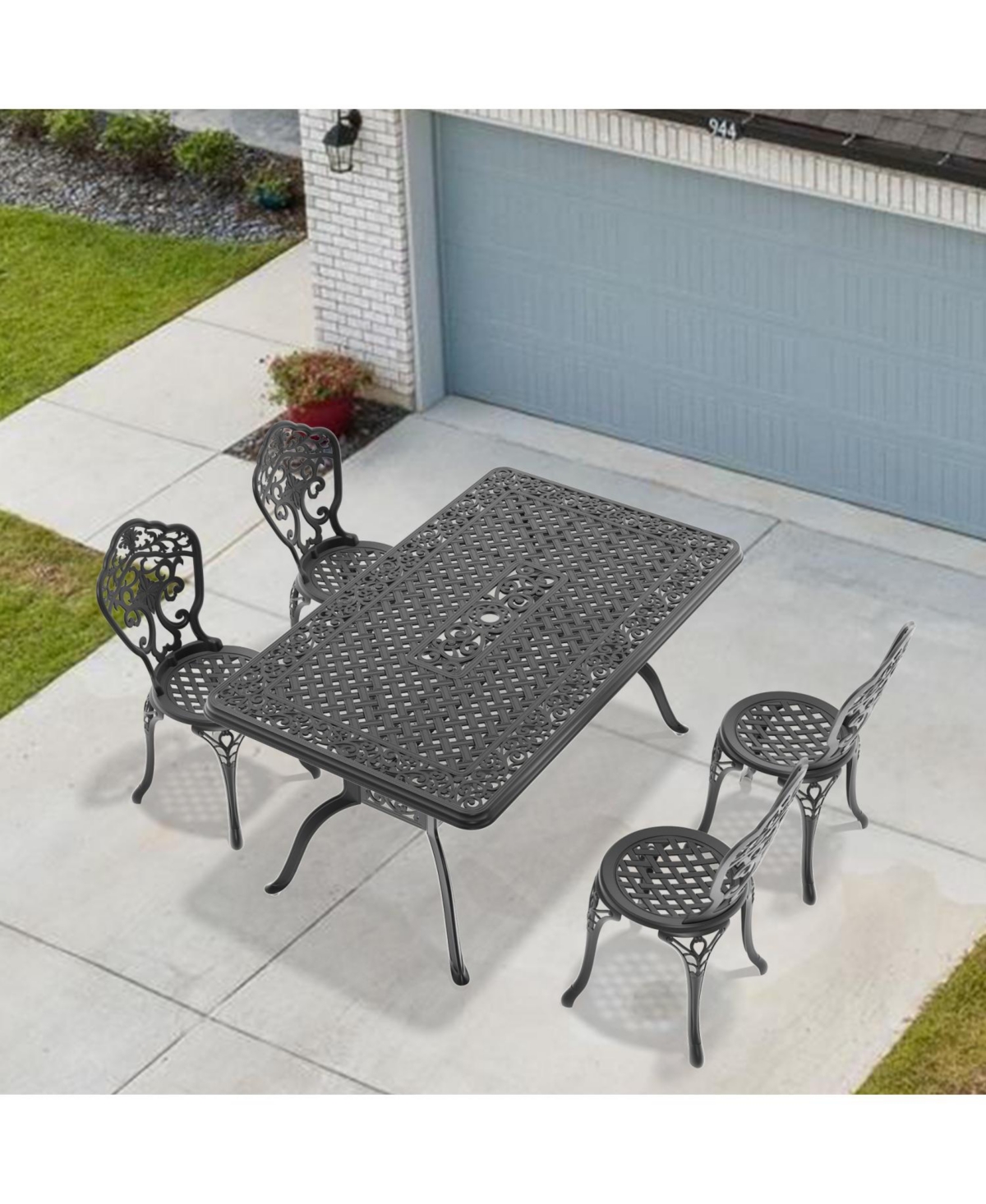Click here for Streamdale 5-Piece Set Of All-Weather Cast Aluminu... prices
