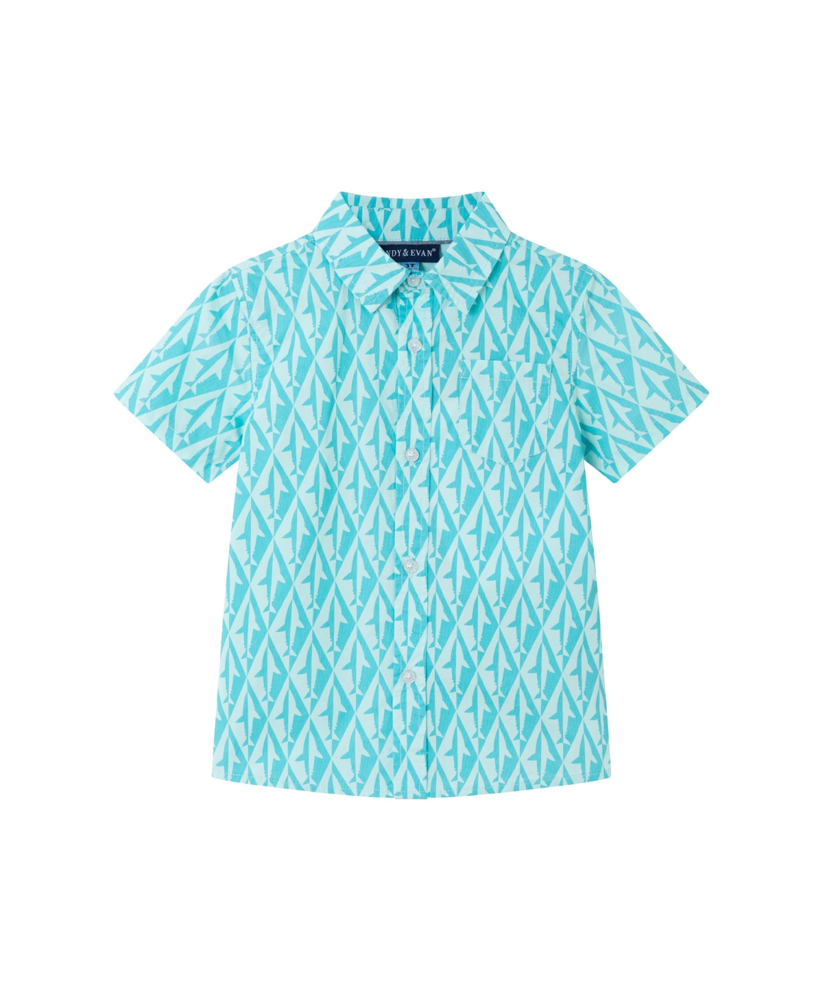 Click here for Andy & Evan Toddler Boys Toddler/Child Aqua Geo Sh... prices