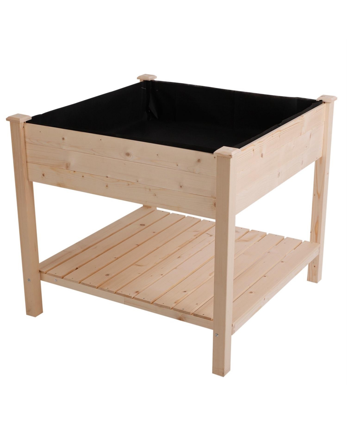Click here for Farmhouse Square Fir Wooden Raised Garden Planter... prices