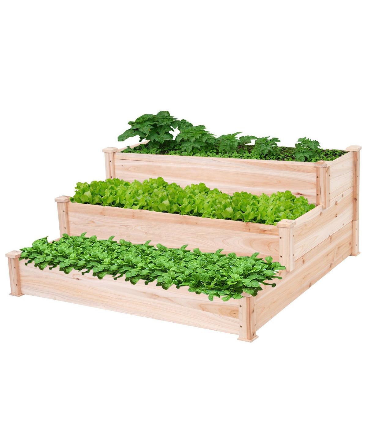 Click here for 3-Tier Raised Garden Bed Planter for Outdoor Garde... prices