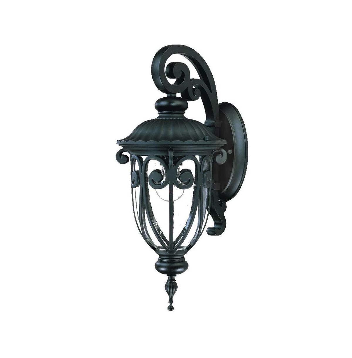Click here for Dark Brown Hanging Goblet Wall Light - Black prices