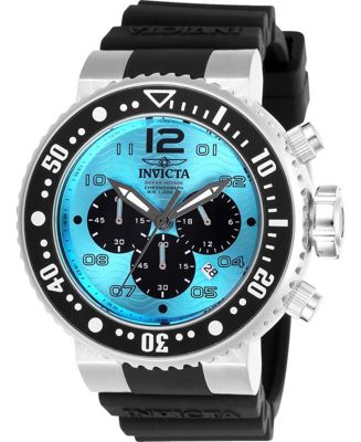 Invicta Men's 26735 Pro Diver Quartz Multifunction Black, Cyan ...