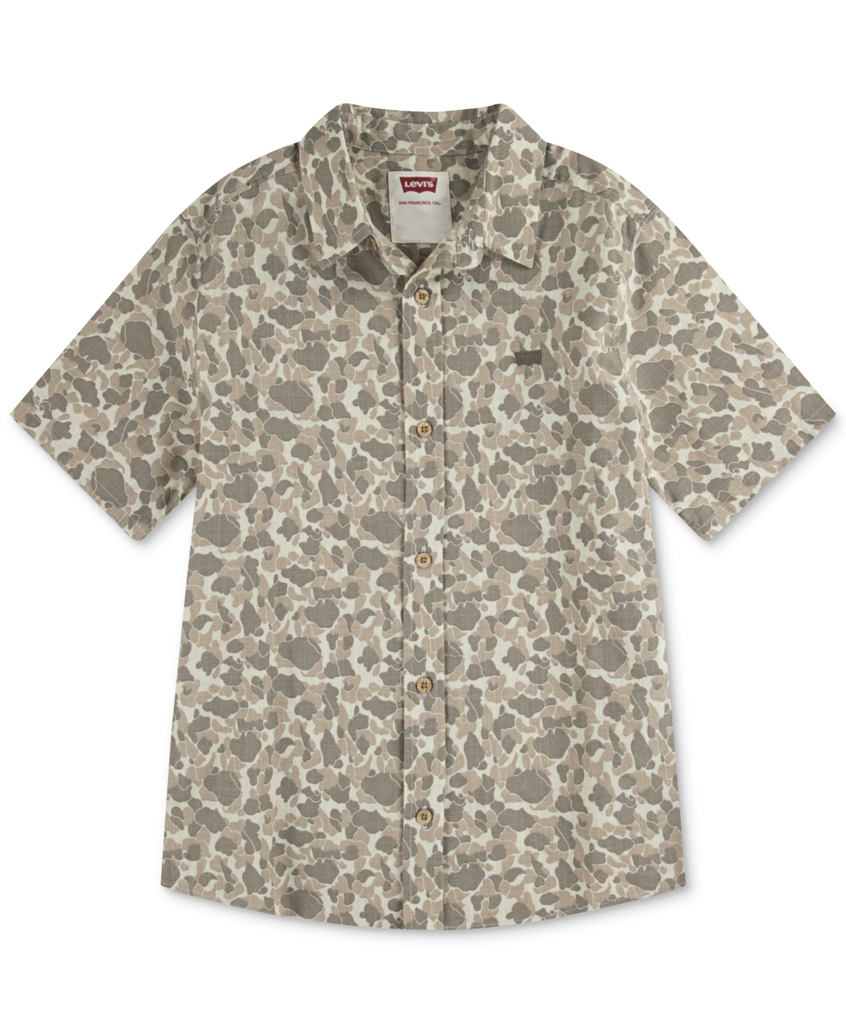 Click here for Levis Big Boys Slub Woven Short Sleeve Shirt - Sil... prices