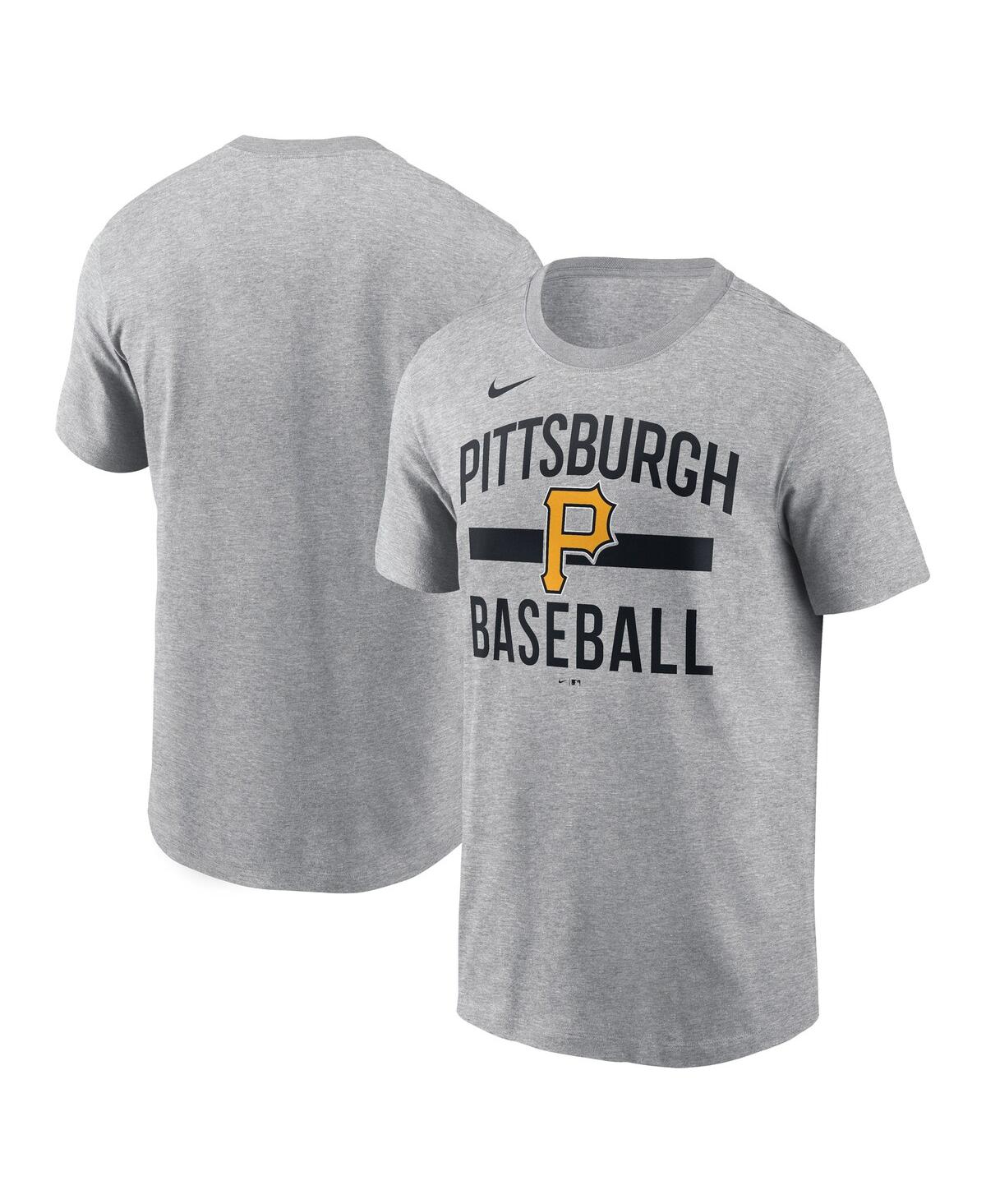 Click here for Nike Mens Heather Gray Pittsburgh Pirates Arched T... prices
