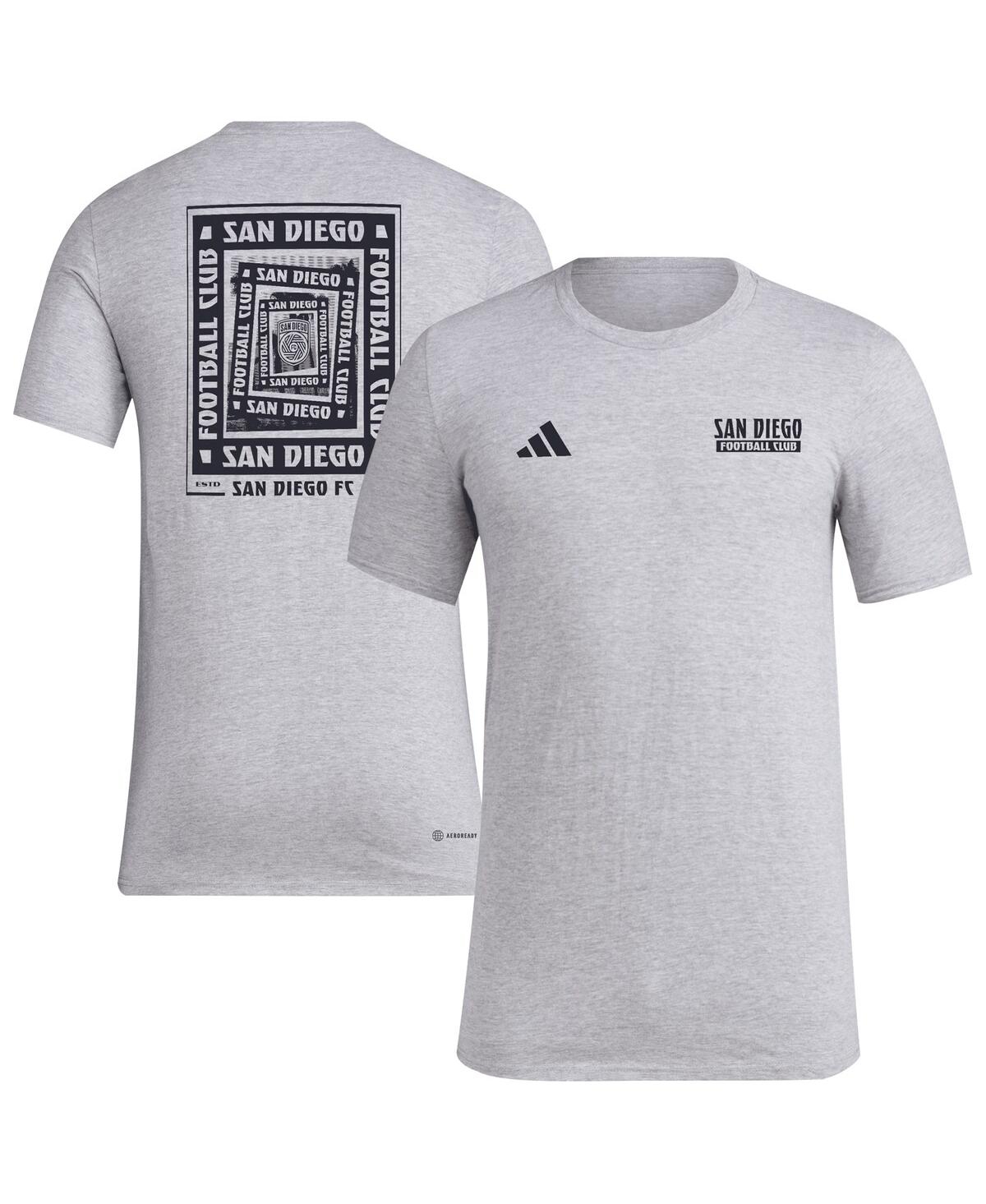 Click here for Adidas Mens Gray San Diego Fc Local Wrap T-Shirt -... prices